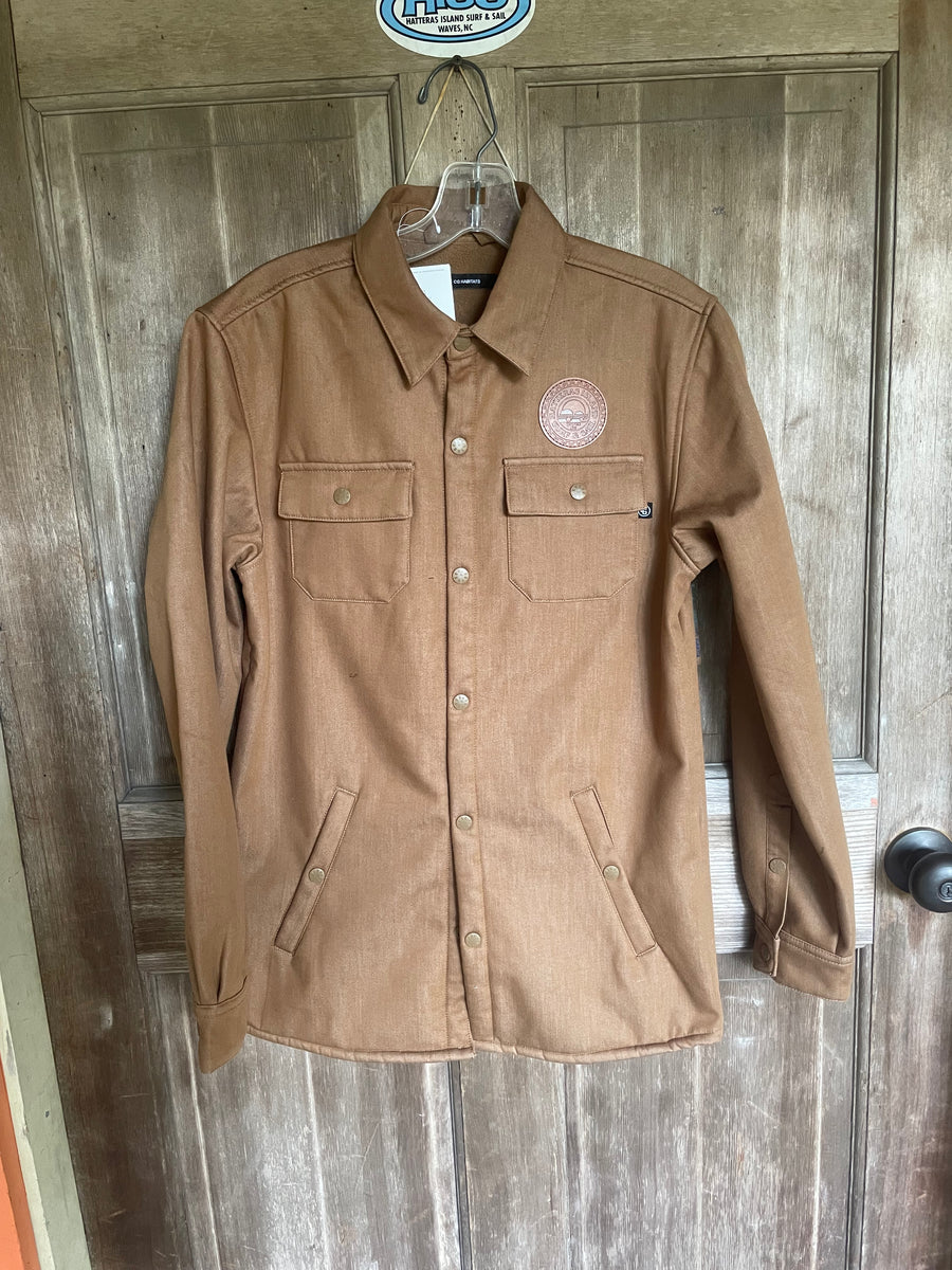 Hiss Workshirt Brown Denim – HISSwavesnc